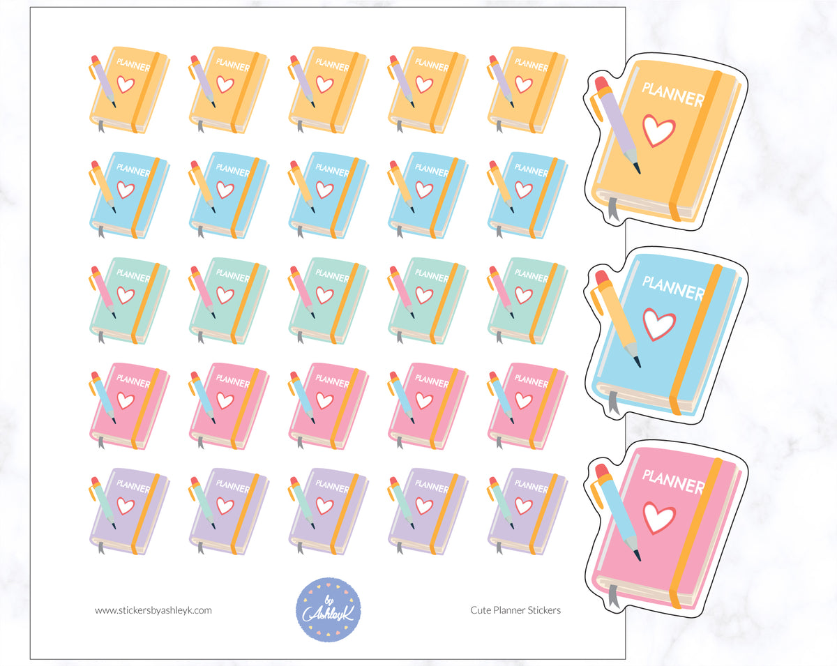 Cute Planner Stickers – Stickers by AshleyK
