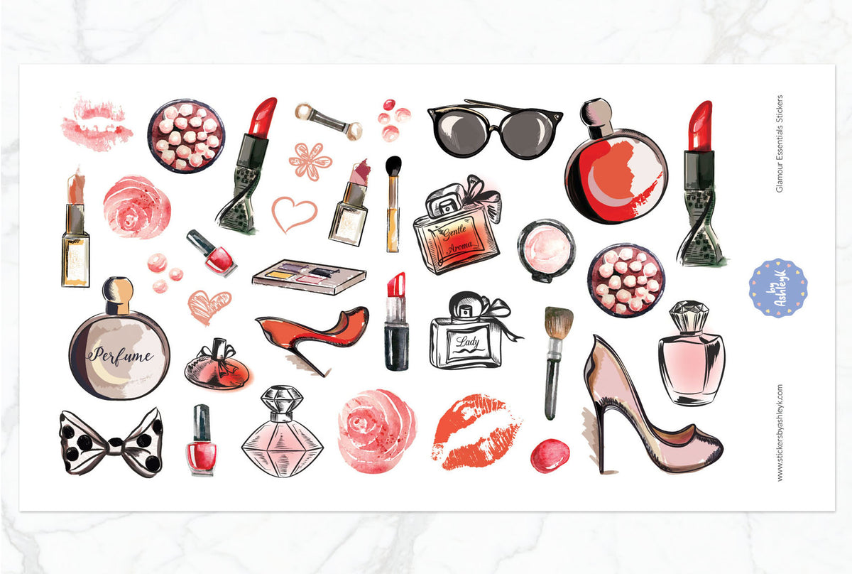 Glamour Essentials Decorative Stickers – Stickers by AshleyK