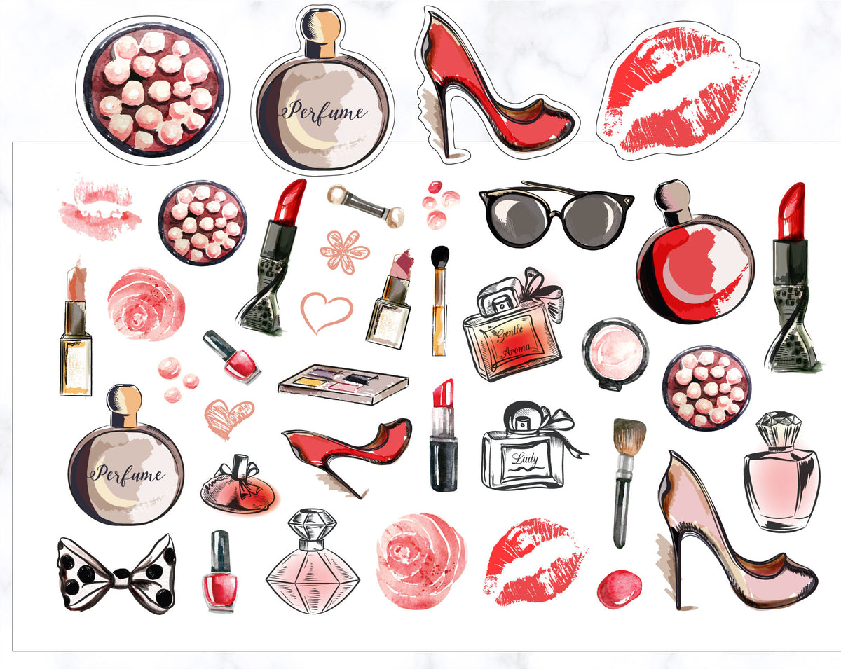 Glamour Essentials Decorative Stickers – Stickers by AshleyK