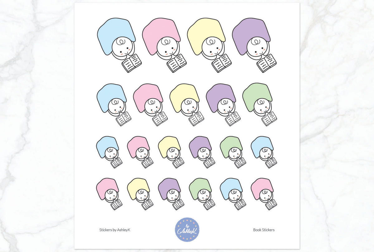 Book Emoji Stickers – Stickers by AshleyK