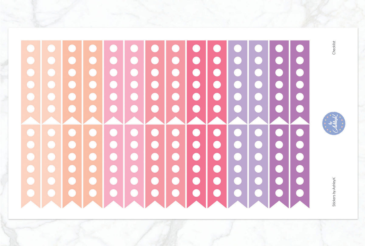 Checklist Planner Stickers – Stickers by AshleyK