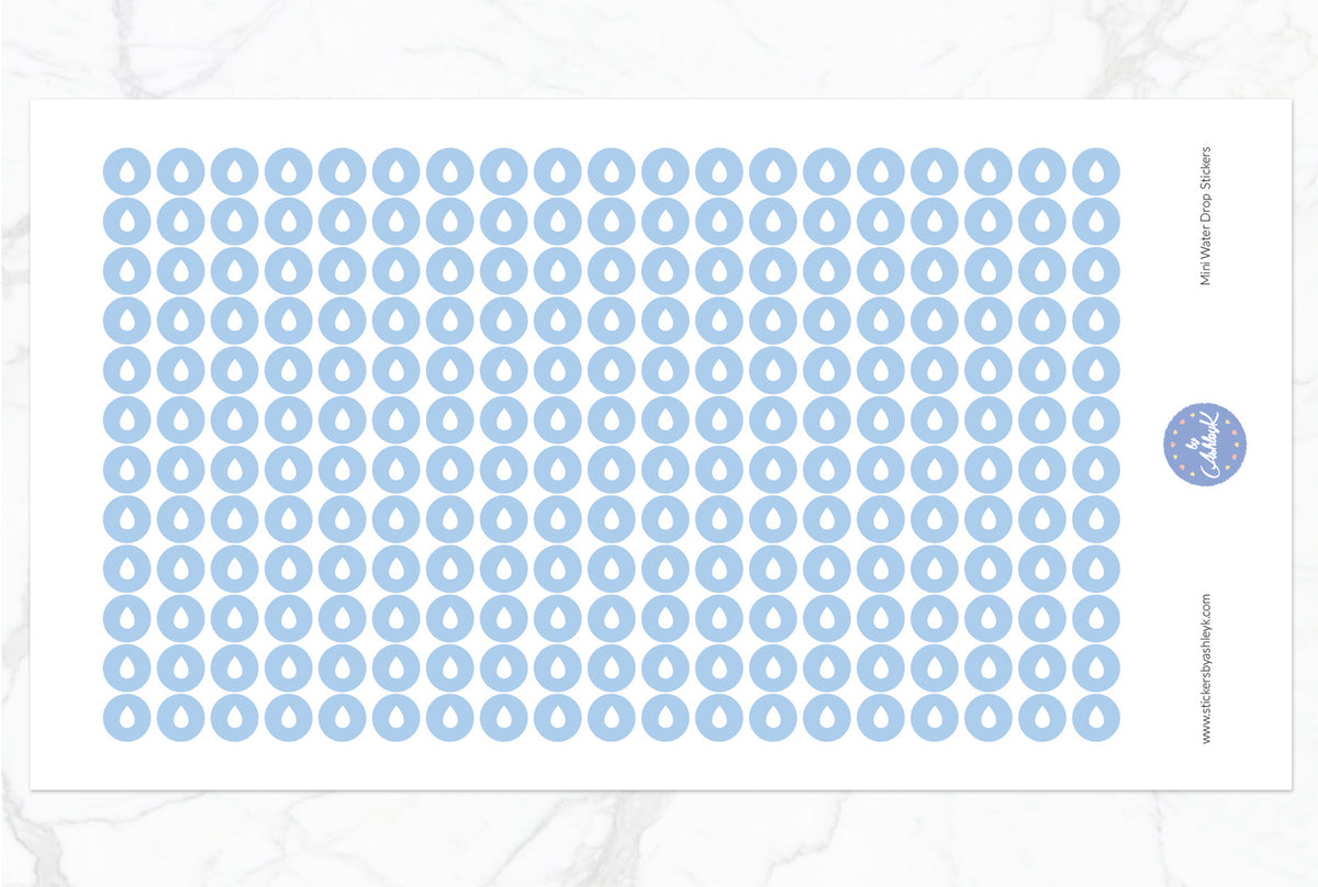 Mini Water Drop Stickers – Stickers by AshleyK