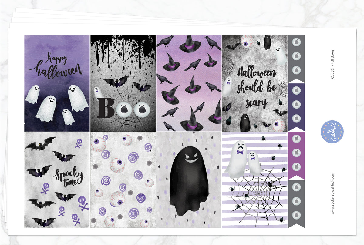 October 31 Weekly Kit - Happy Planner Stickers – Stickers by AshleyK