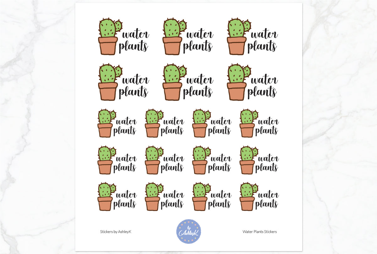 Water Plants Stickers – Stickers by AshleyK