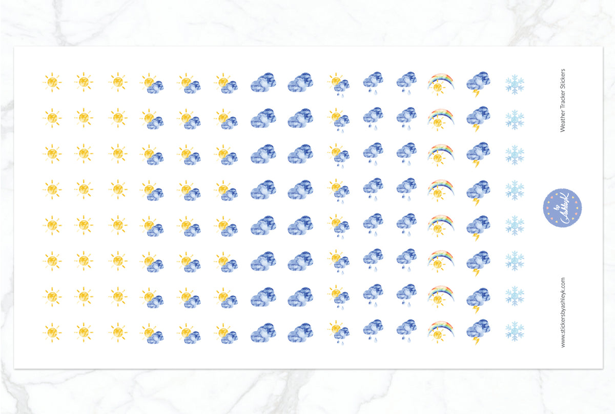 112 Weather Tracker Stickers – Stickers by AshleyK